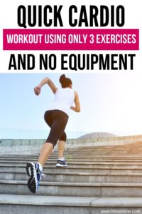 Quick Cardio Workout Using Only 3 Exercises and No Equipment