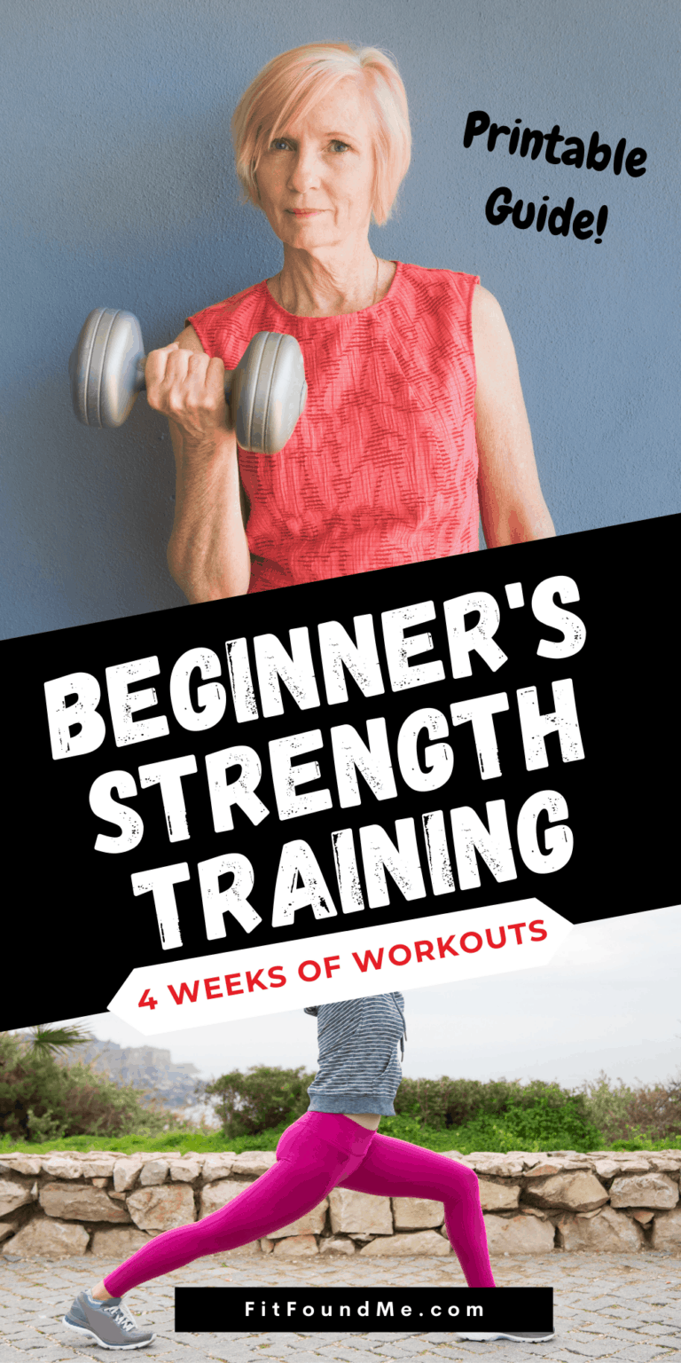 4 Week Beginner’s Strength Training Workout for a Woman