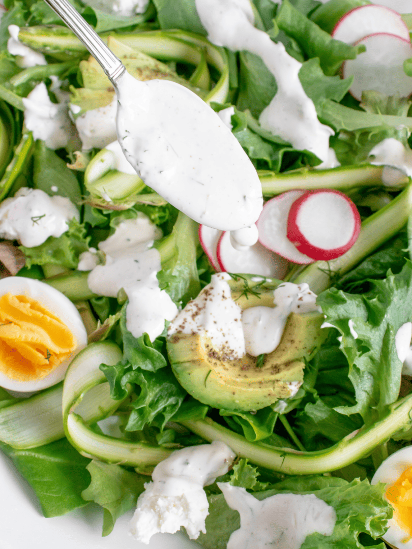 Cold Asparagus Salad Recipe (with Shaved Asparagus)