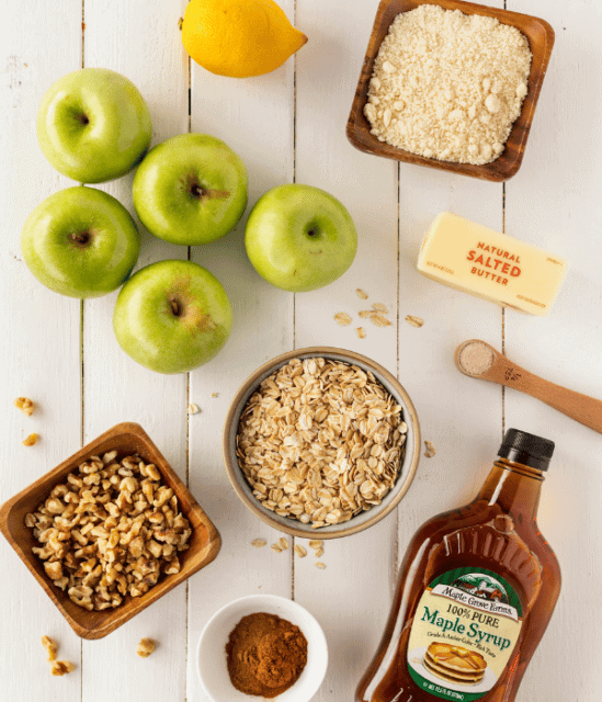 Healthy Apple Crisp (Refined Sugar Free, Gluten Free)