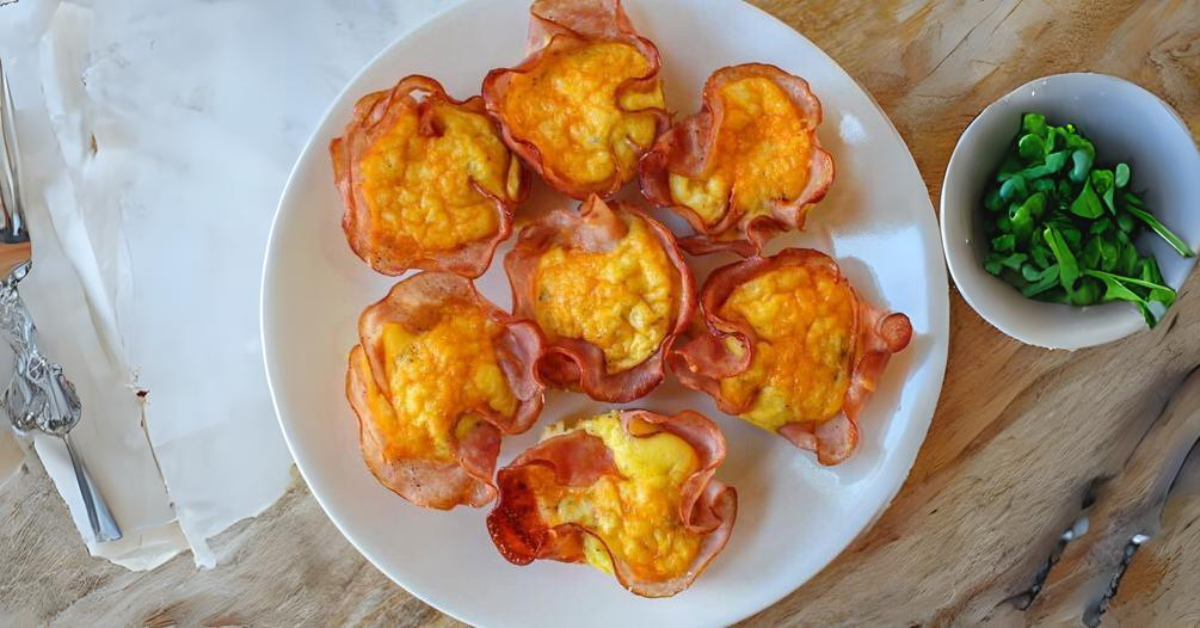 Ham & Cheese Egg Cups Recipe