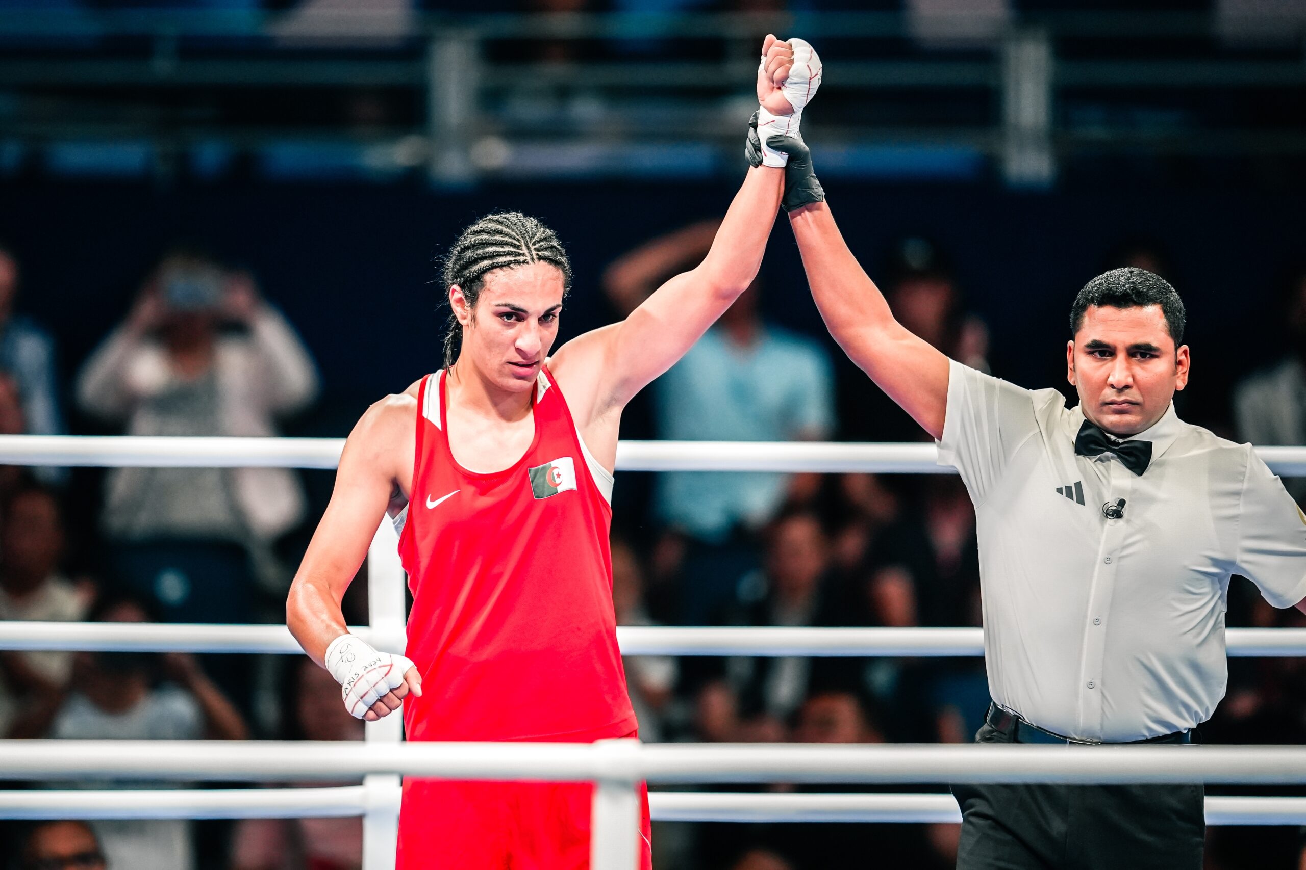 Olympic champion Imane Khelif shows the world what she looks like out ...